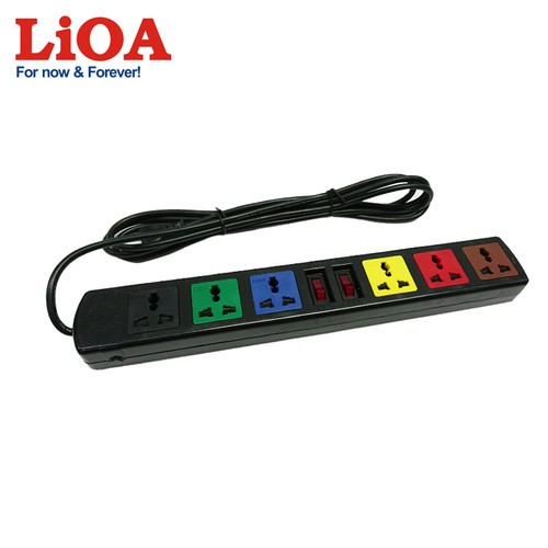 Lioa 6D32N 6-hole Multi-Purpose Power Socket (2 cores) | Shopee Malaysia