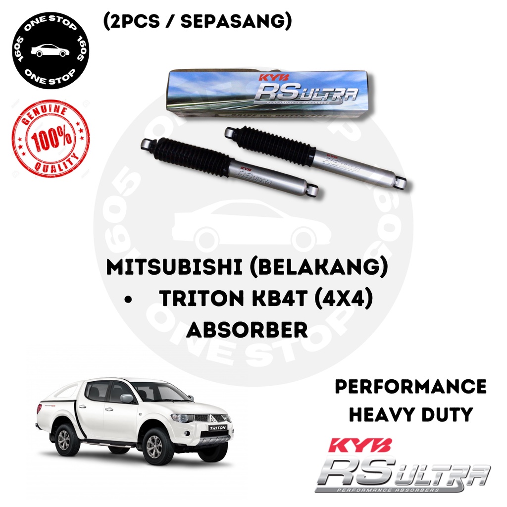 MITSUBISHI TRITON KB4T 4X4 4WD 05'- BELAKANG/REAR KYB KAYABA RS ULTRA ...