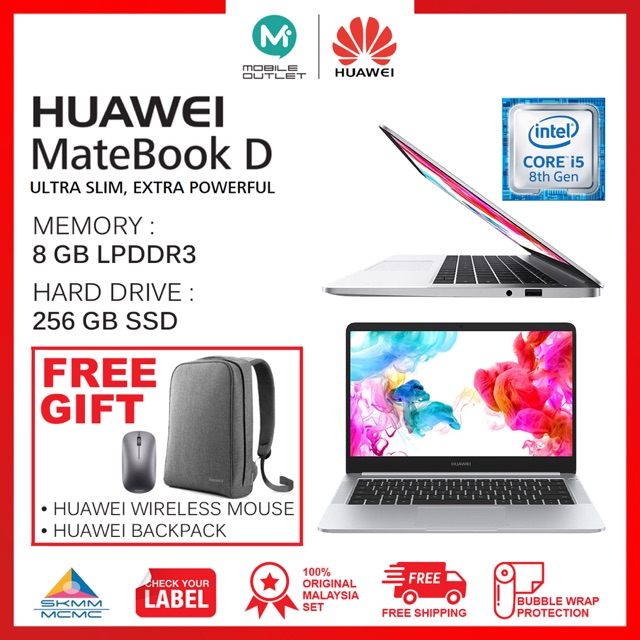 Huawei Mate Book D (Original Huawei Msia) | Shopee Malaysia