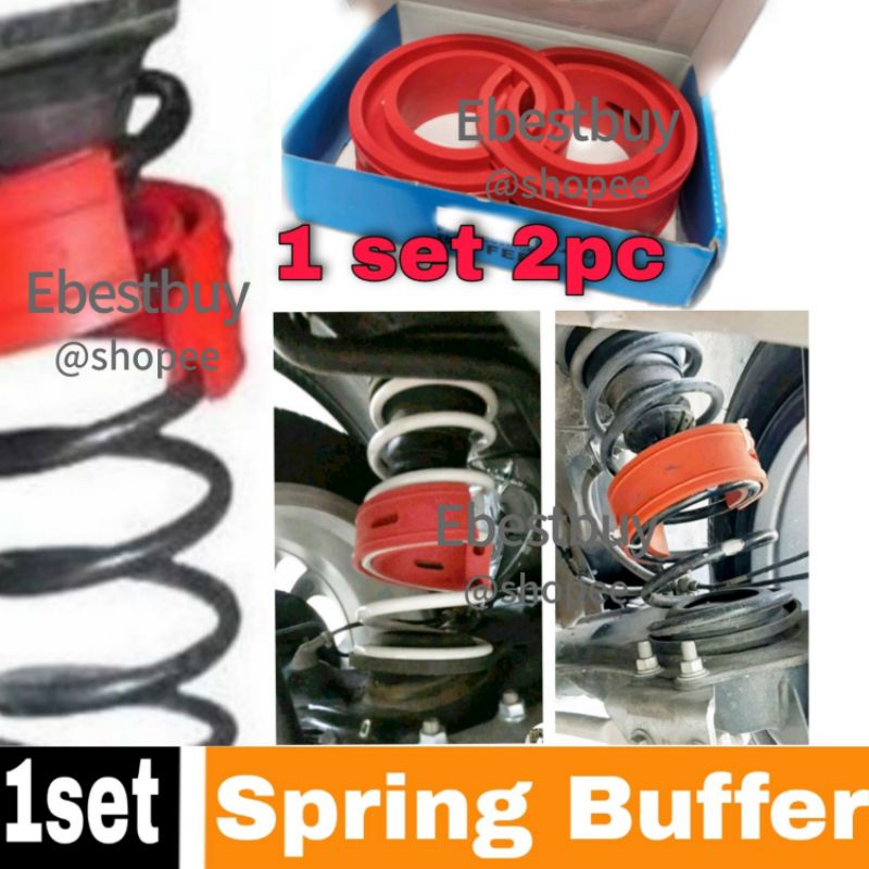 2pc/SET Car Absorber silicone coil spring buffer Bumper axia alza myvi ...