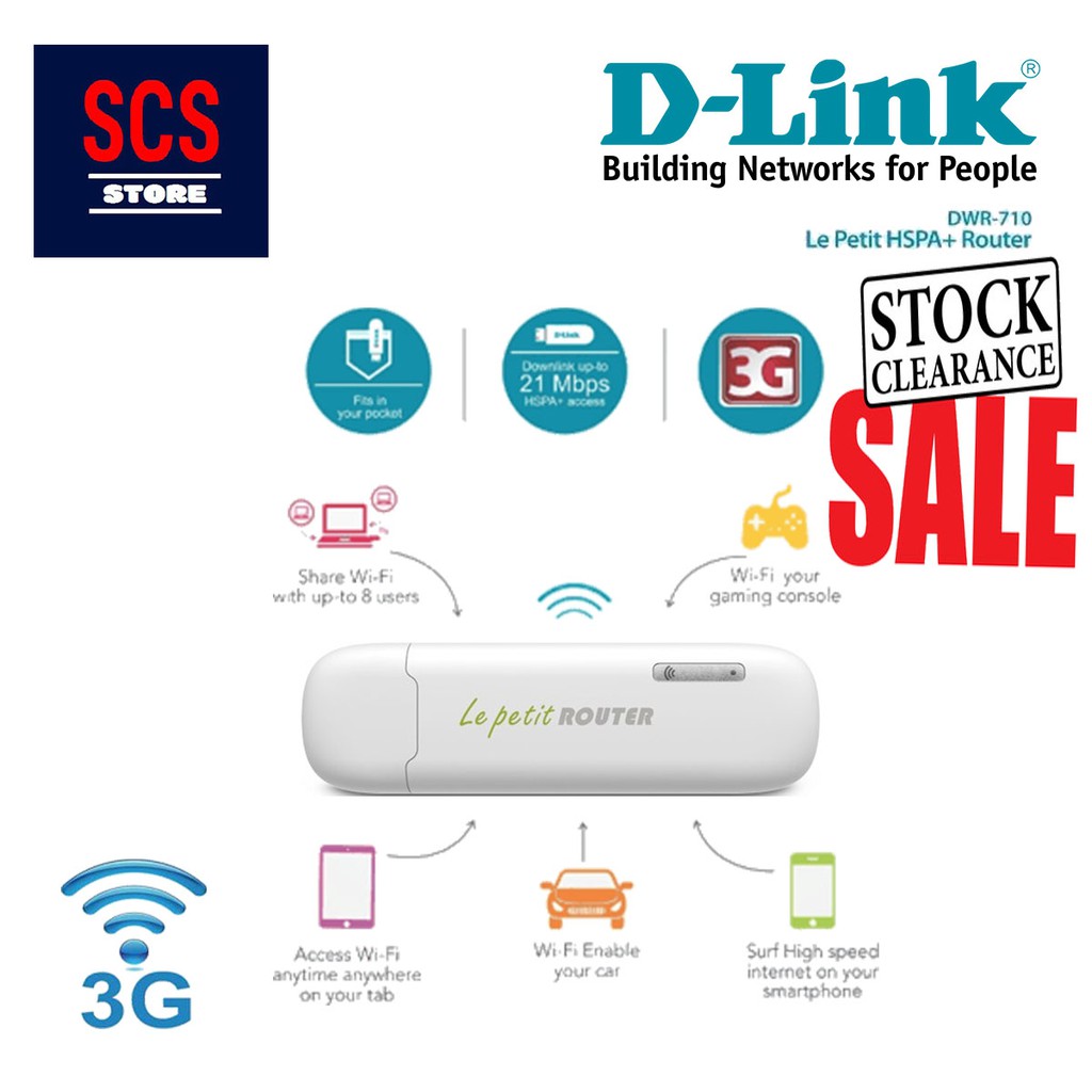 D-Link DWR-710 USB Modem WiFi Router 3G New ( Stock Clearance ...