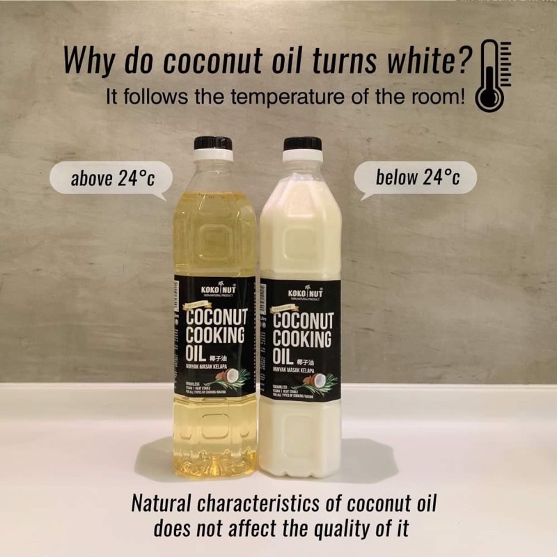 KOKONUT Premium Coconut Cooking Oil 1L - **Vegan** Low Carb **Keto ...