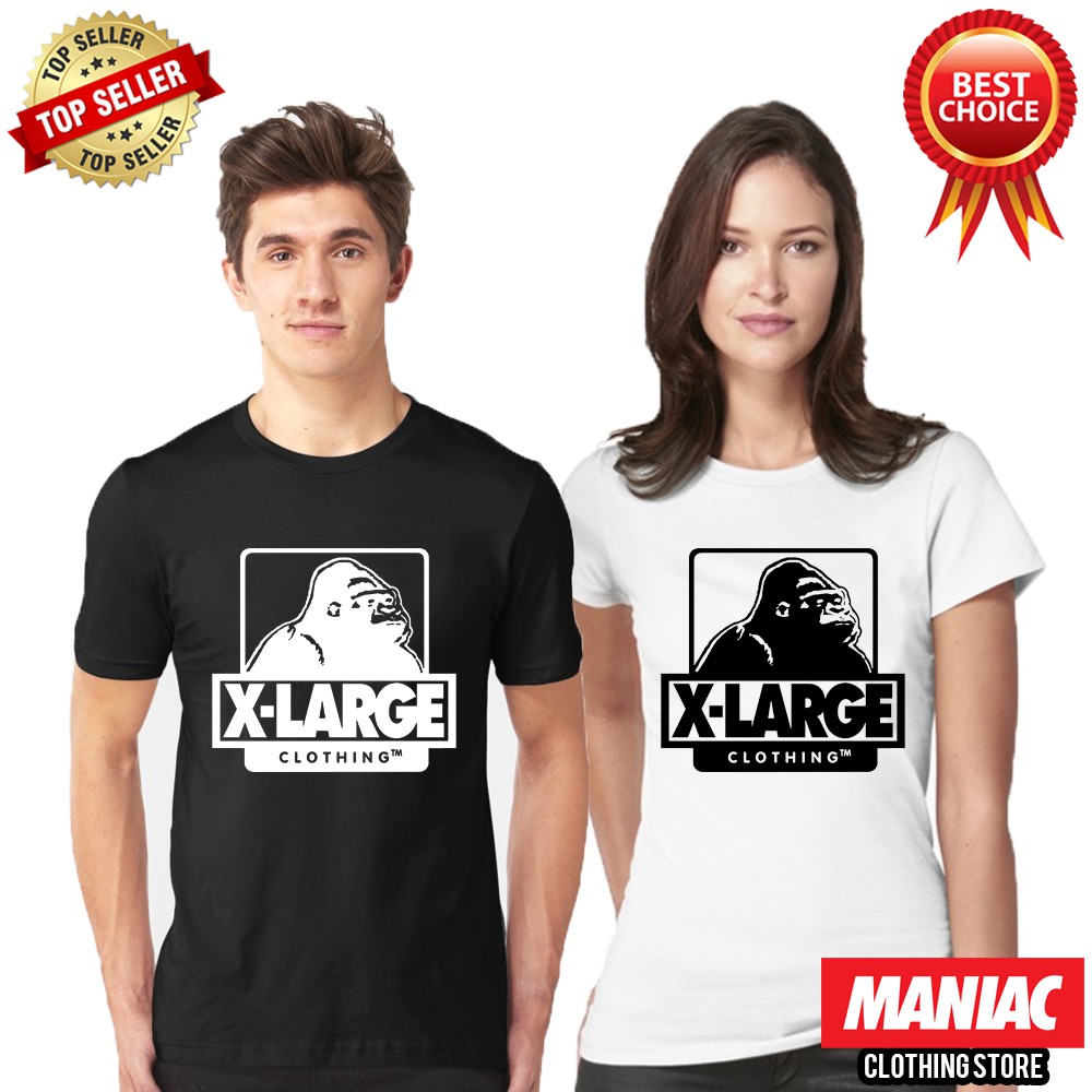 X-LARGE CLOTHING Tshirt Unisex 100% High Quality Cotton | Shopee Malaysia