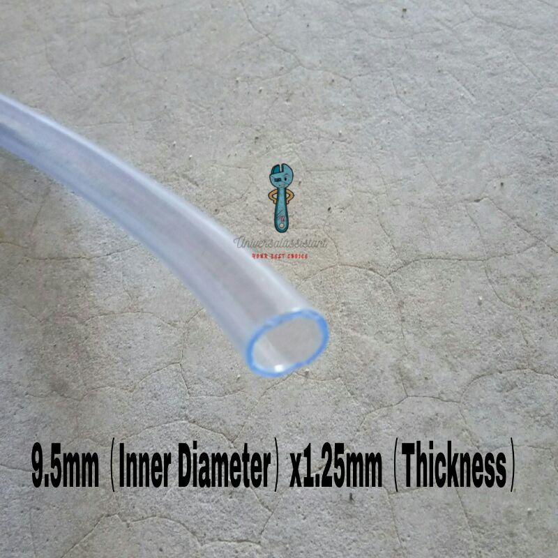 【3M/5M/8M/10M】9.5mm PVC Clear Hose Pipe | Plastic Pipe | Transparent Hose | Clear Pipe Tube ...