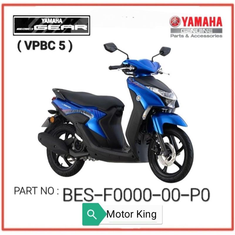 Cover Set + Stripe Yamaha Scooter Ego Gear ( VPBC5 ) 100% HLY Original Yamaha | Shopee Malaysia