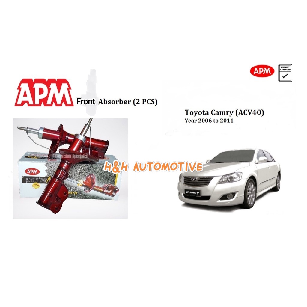 APM Performax Front Heavy Duty Sport Absorber Set - Toyota Camry Acv40 ...