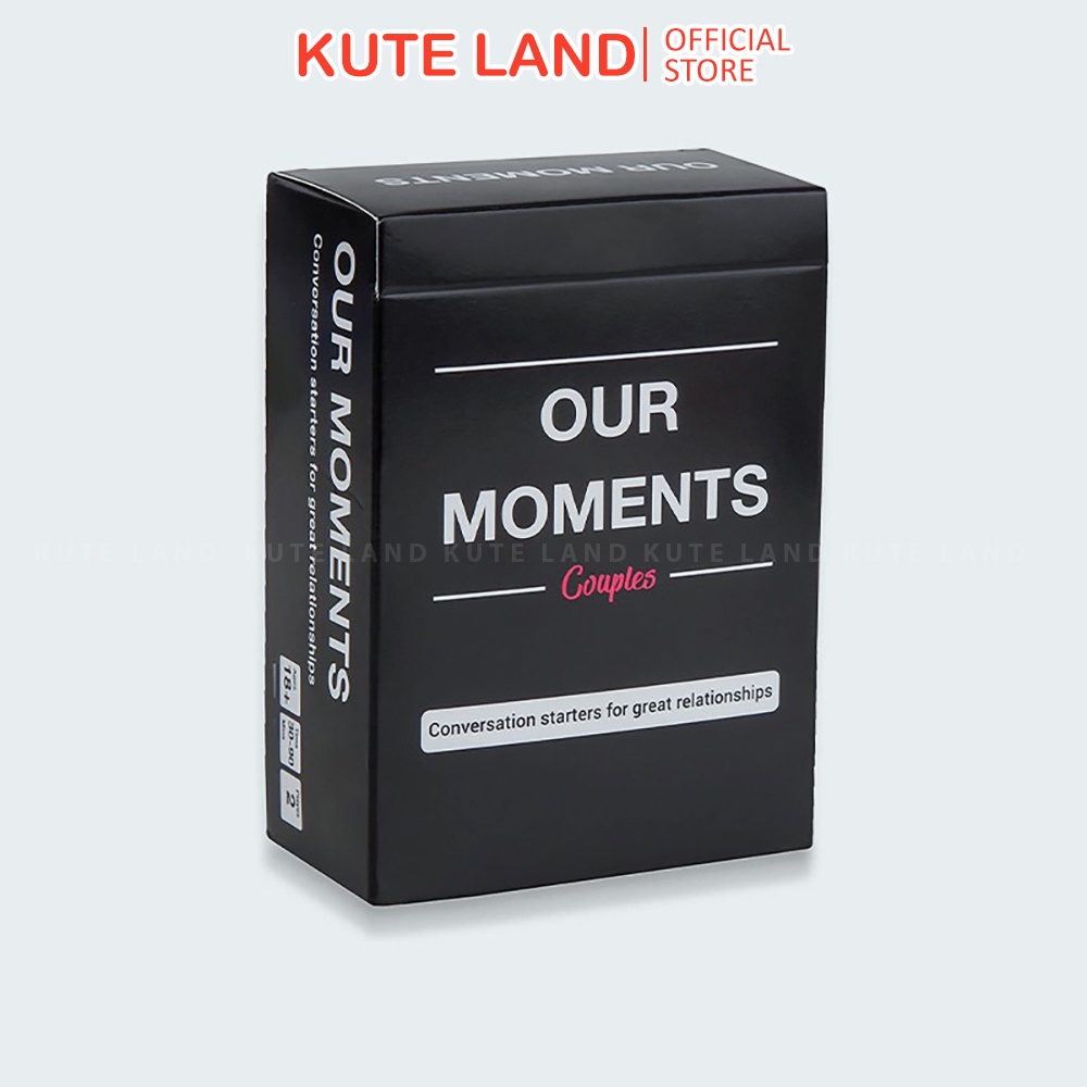 Our Moments bag pairs English deck set of 100 Unique Love Moment Cards ...