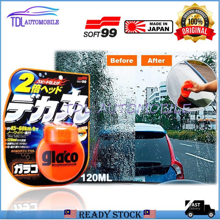 Soft 99/Soft99 Glaco Roll On Big Water Repellant Liquid Super Wiper ...