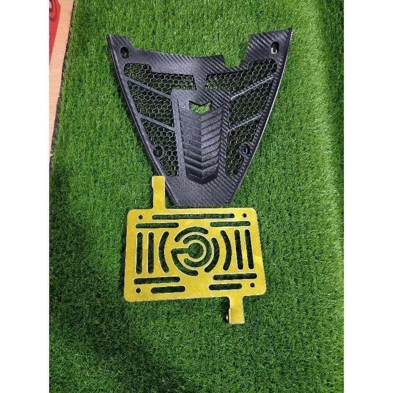 YAMAHA EXCITER Y16ZR Y16 ENGINE COVER RADIATOR NET COOLANT NET ALLOY ...