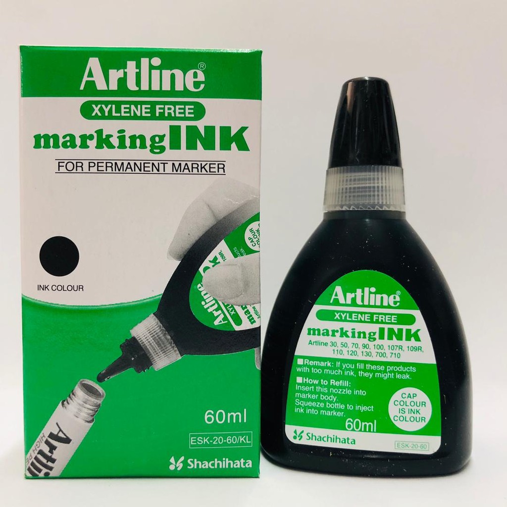 Artline Marking INK For Permanent Marker 60ml (ESK-20-60/KL) | Shopee ...