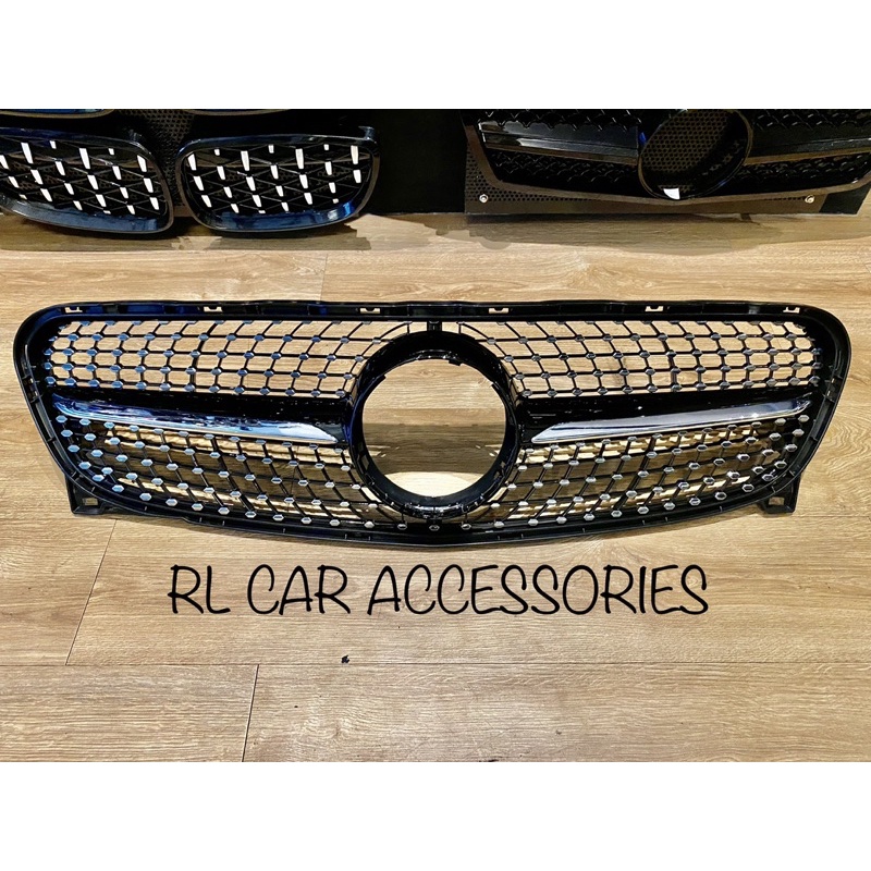 Mercedes Benz GLA X156 2014-2019 AMG GT DIAMOND front grill grille ...