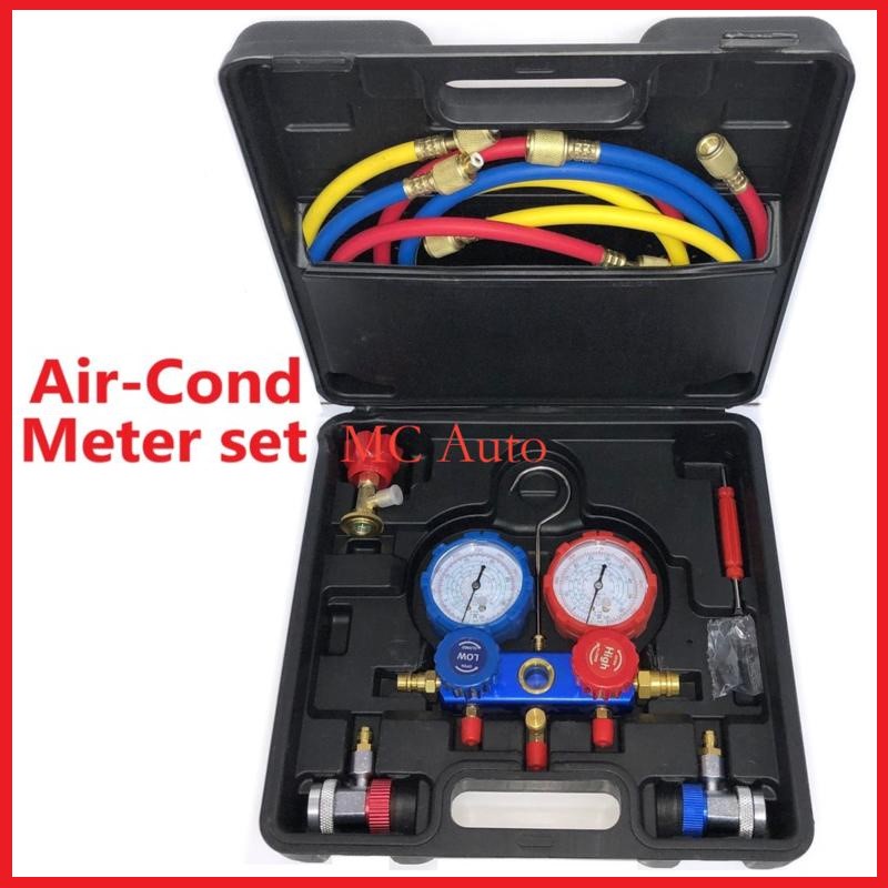 👍🏻High Quality👍🏻 Aircond Meter Set R410a R32 R22 R134A Air Cond Meter ...