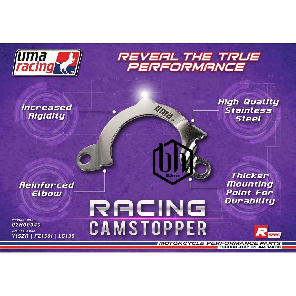 YAMAHA Y15ZR / LC135 CAMSHAFT STOPPER CAM STOPPER RACING ORIGINAL UMA ...