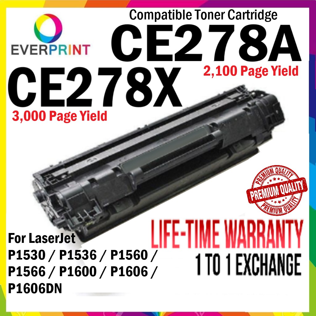 HP CE278A CE278X CE278 78A 78X Compatible Laser Toner Cartridge For HP ...