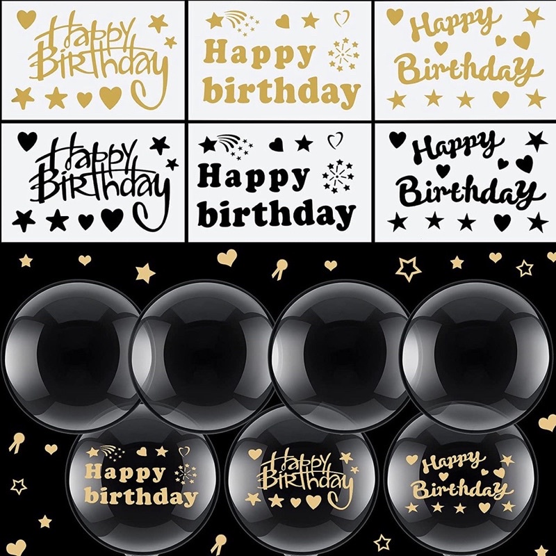 CUSTOME MADE STICKER ( BALLOON , PARTY, BOX , SUPRISE , ANNIVERSARY ...