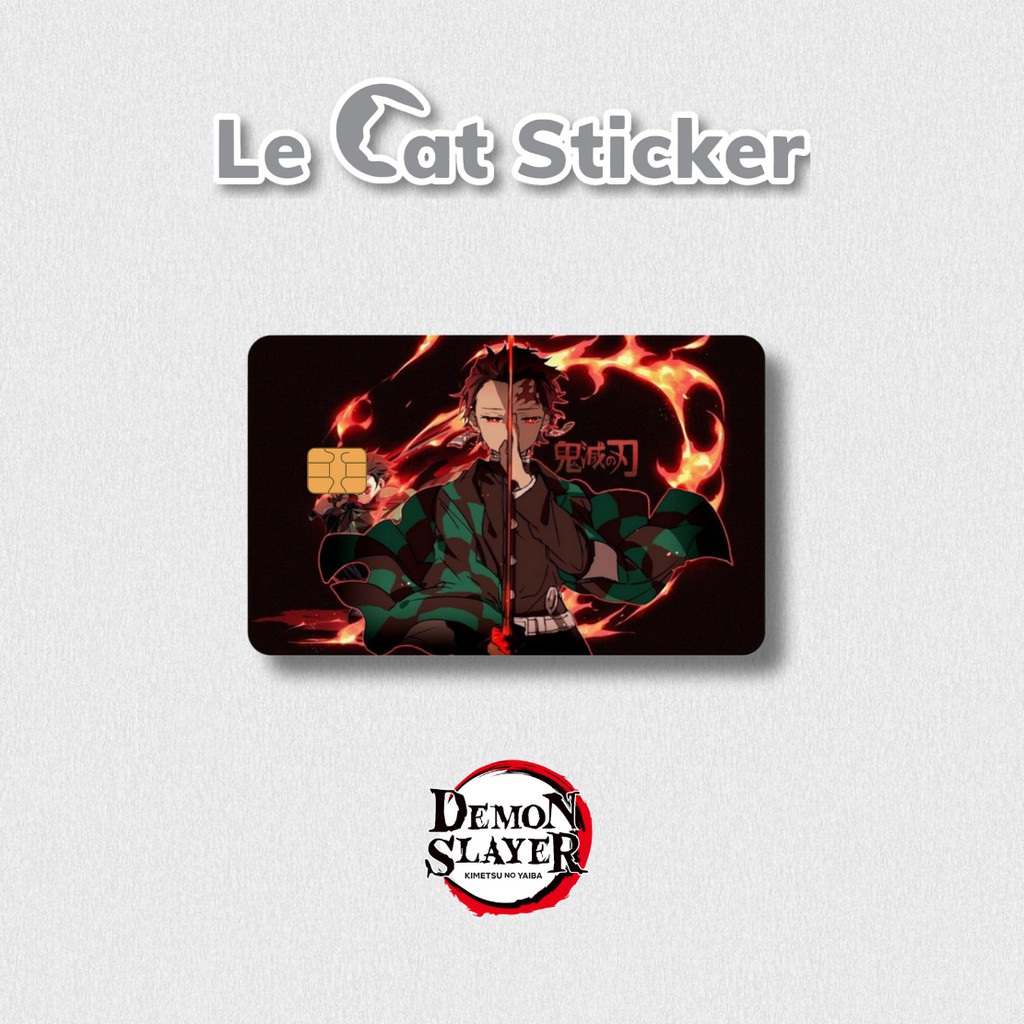 Demon Slayer Series Skin Card (Sticker cover for ATM Debit card/Credit ...