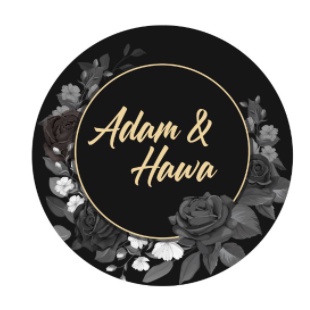 [READY STOCK] Sticker Kahwin / Doorgift / Goodies Sticker - Label 3cm ...