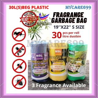 MSL Purfume Garbage Bag Roll 19" x 22" (30pcs) Trash Bag Beg Sampah 垃圾袋 ...