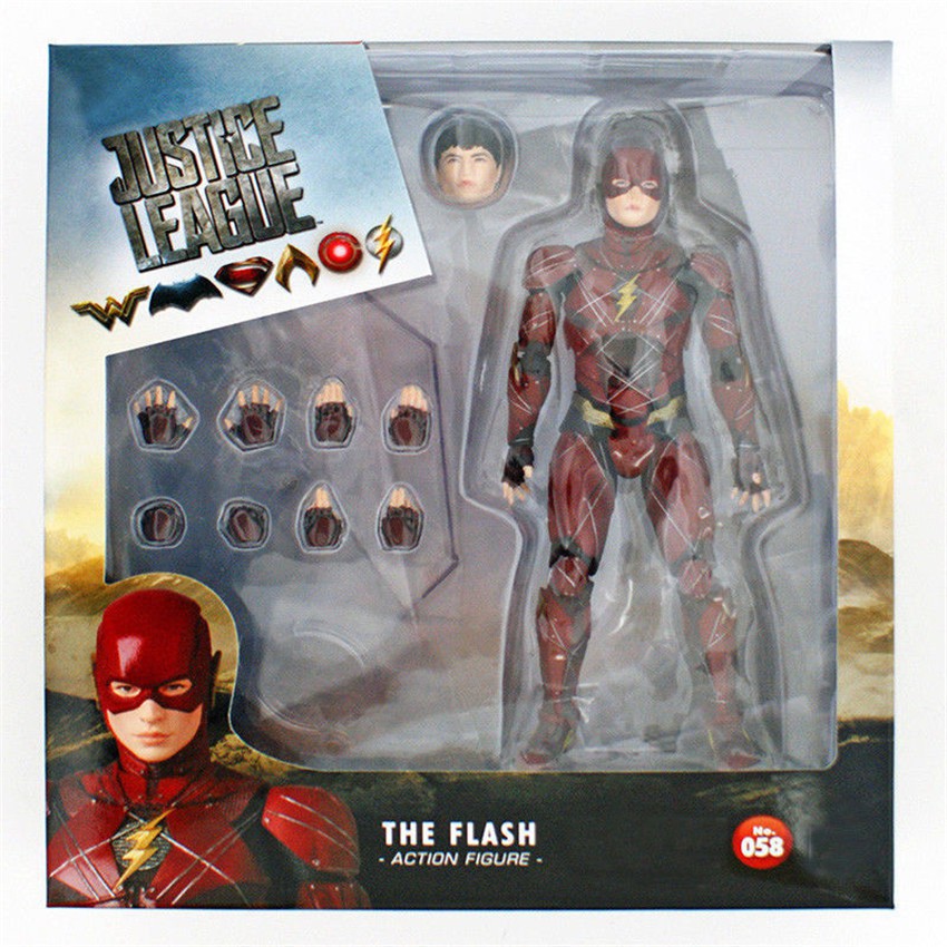 Mafex Mafekkusu No 058 The Flash Action Figure Dc Universe B9c Shopee