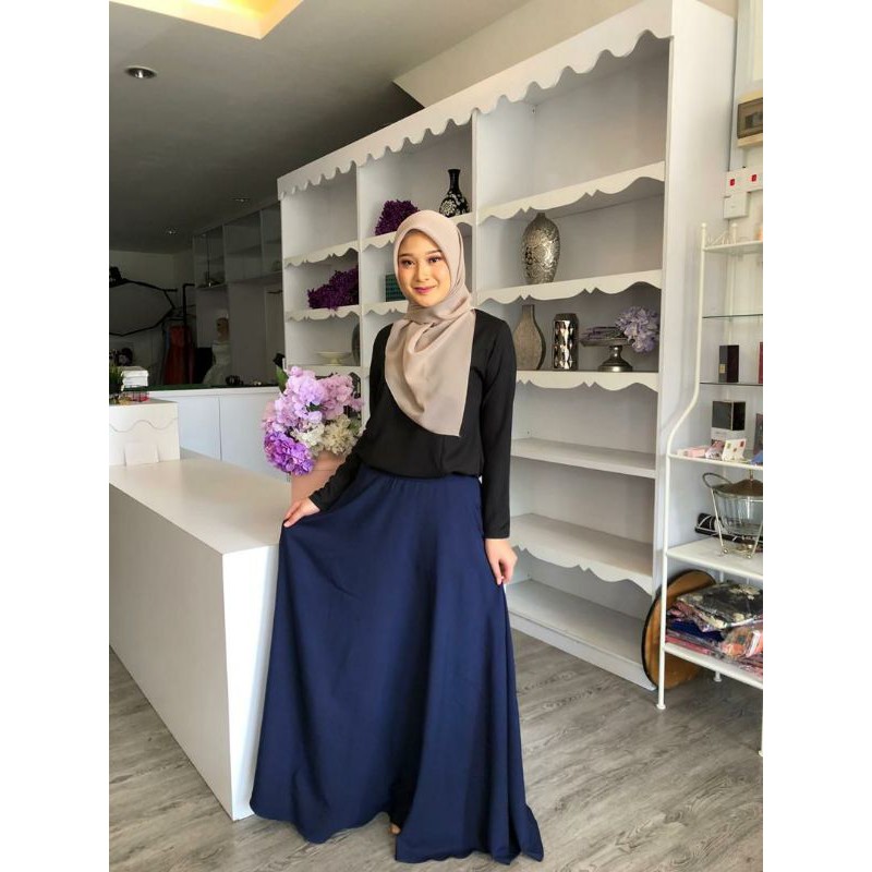 Skirt Bunga Raya by Hasnuri (Ready stock) | Shopee Malaysia