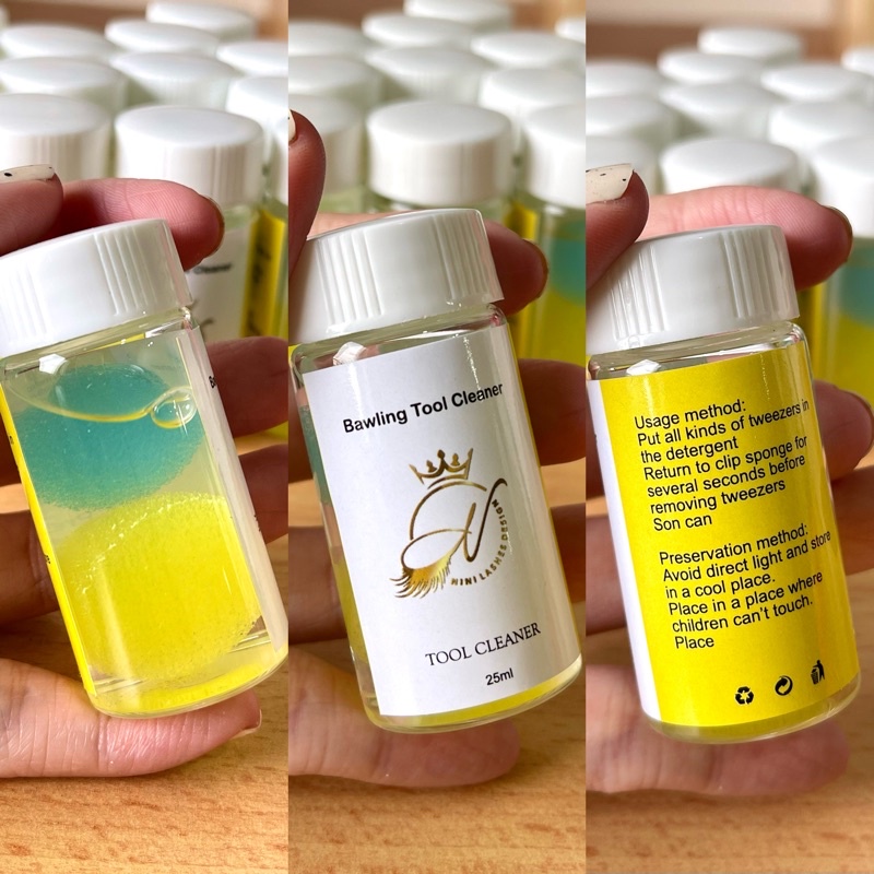 Nini Lash Tool Cleaner | Glue Adhesive Cleaner | Lash Extension | Ready ...