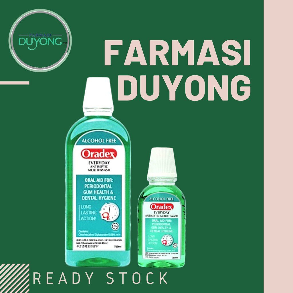 ORADEX Everyday Antiseptic MouthWash (90ml x 3bottle) / (750ml ...