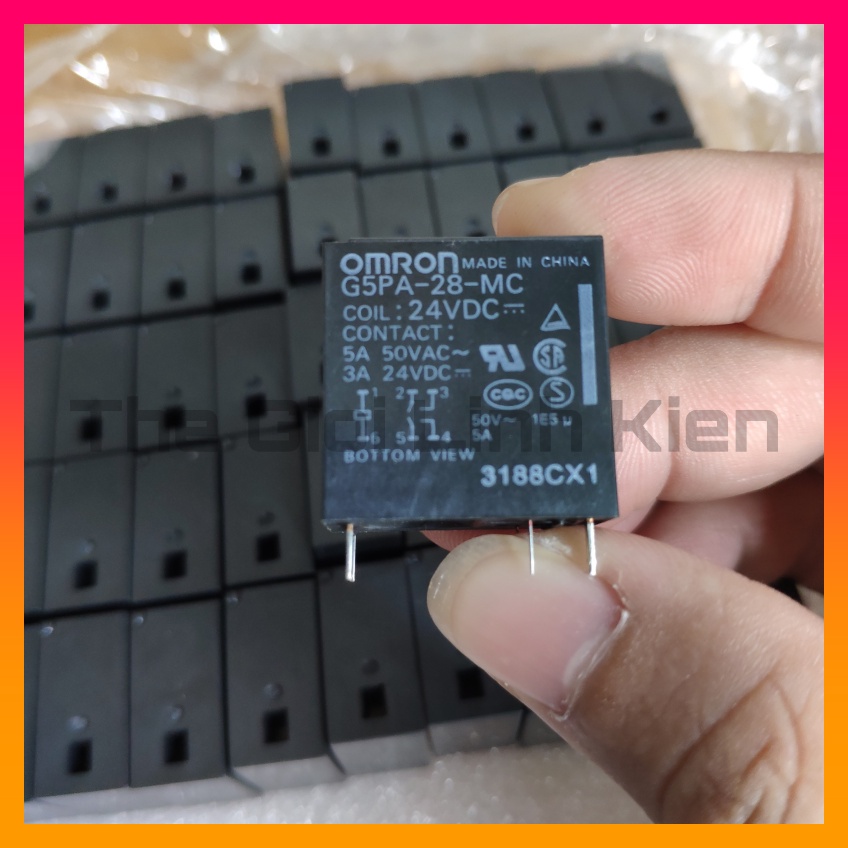 Relay / relay OMRON 24VDC 6 pins 5A 50VAC / 3A 24VDC - speaker ...