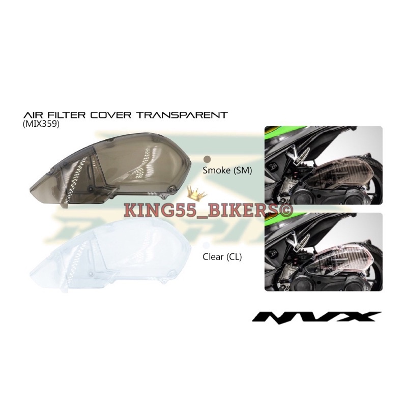 Yamaha NVX NVX155 V1 / V2 NVX V2 Transparent Air Filter Box Kotak ...