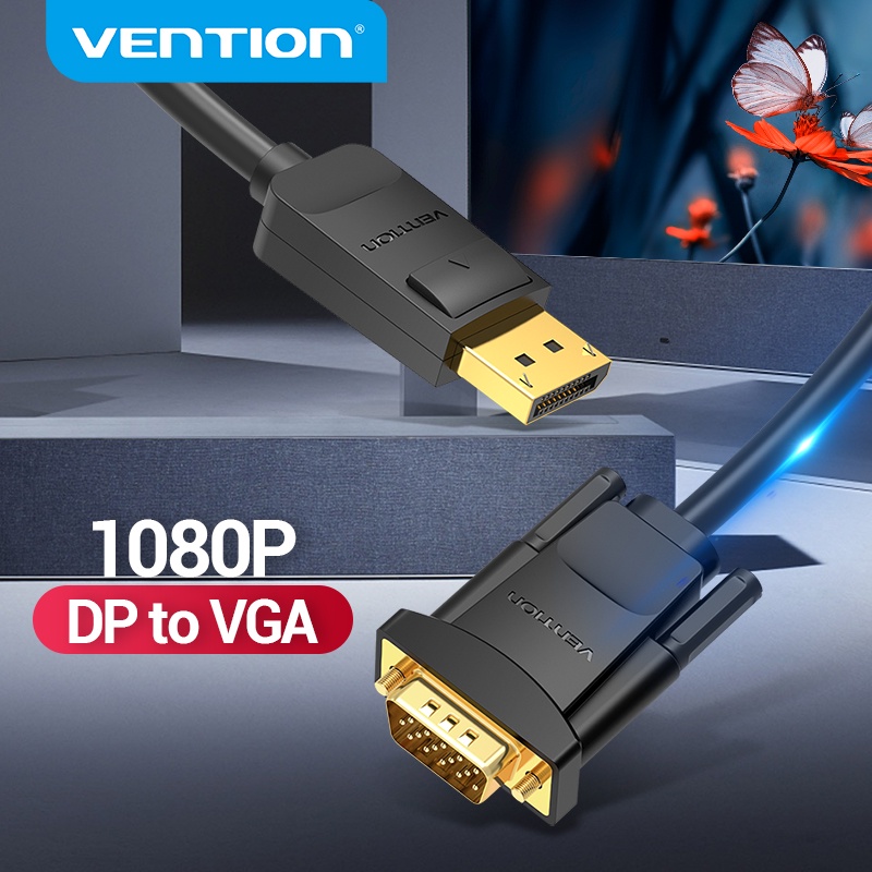 Vention DisplayPort to VGA Cable DP to VGA Male to Male Gold Plated ...