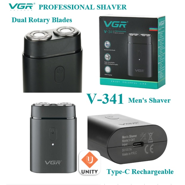(Original) VGR V341 Beard Shaver Beard Trimmer Beard Cutting Machine ...