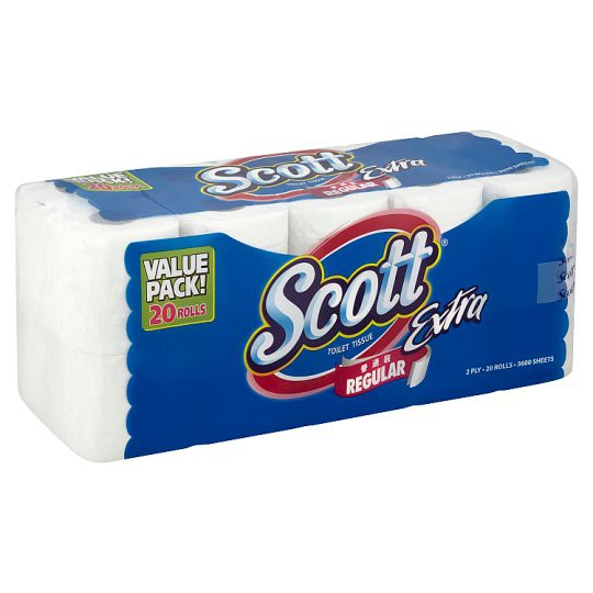 Scott Regular Extra Toilet Tissue 2 Ply 3600 Sheets 20 Rolls | Shopee ...