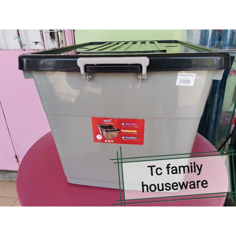 CENTURY 7990BC Storage box 115Liter w/wheel #box#tool box#kotak pakaian ...