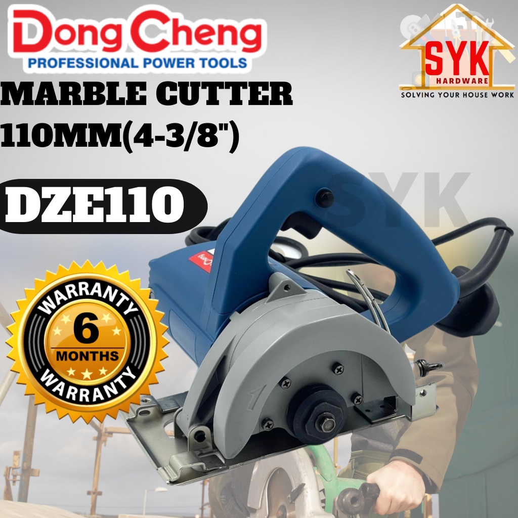 SYK DONGCHENG DZE110 1200W Electric Marble Cutter Mosaic Cutter Mozek ...