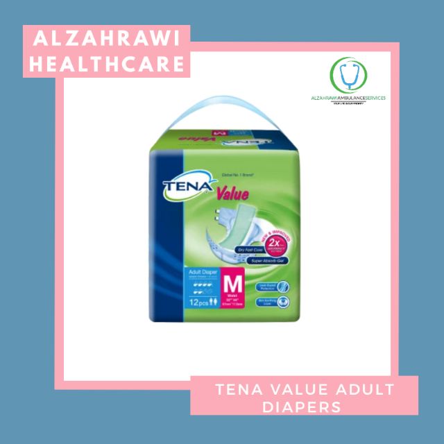 TENA VALUE ADULT DIAPERS M SIZE | Shopee Malaysia