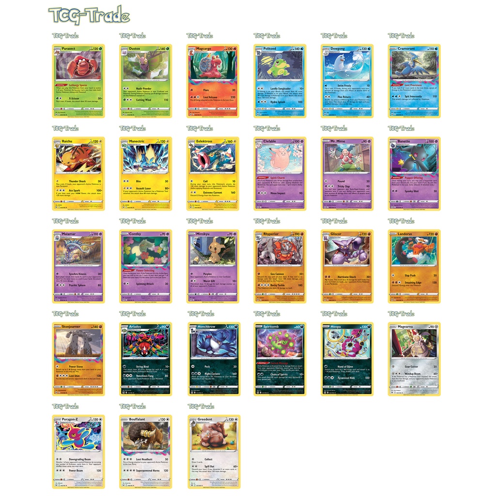[Pokemon TCG Singles] SS11 Lost Origin - Non-Holo Rare - Pokemon Card ...