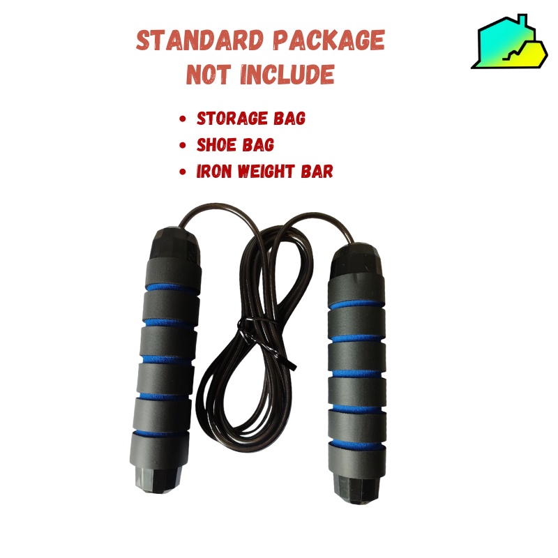 Weight-bearing Tali Lompat Skipping Rope Skip Rope Tali Skiping Steel ...