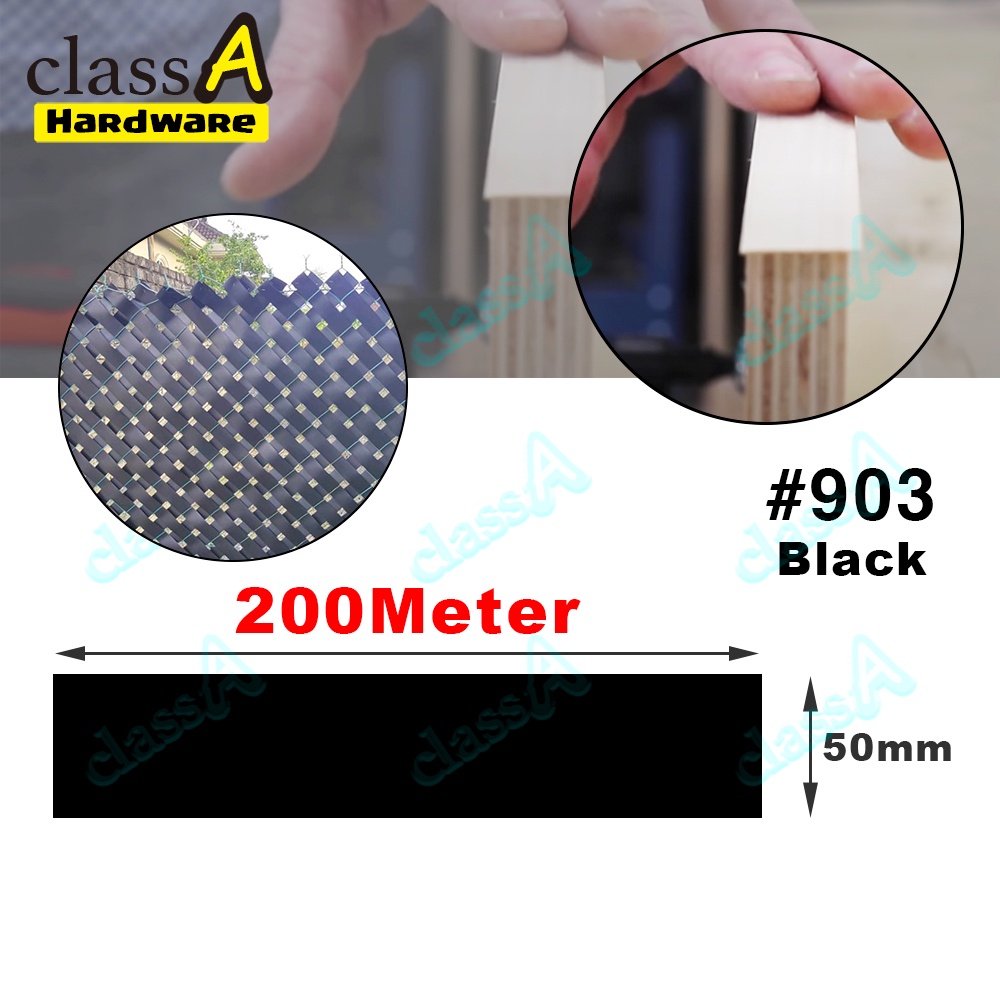 ClassAHW Black White Woodgrain PVC Edging Banding for Wood Plywood MDF ...