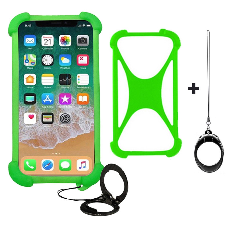 Silicone Casing Sony Xperia XZ1 XZ2 Elastic Bumper Ring Cover Buckle ...