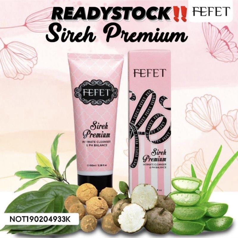 💯ORIGINAL FEFET Sireh Premium Feminine Wash Pencuci Wanita/ FEFET ...