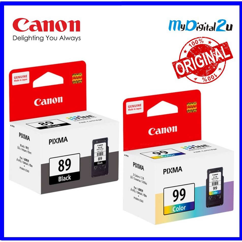 Canon PG-89 Black / CL-99 Color / Combo Ink Cartridge (Original ...