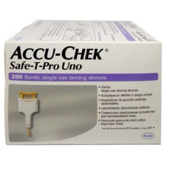Accu-Chek Safe-T- Pro Uno Lancets (20's/200's)(Exp: 04/2027) | Shopee ...