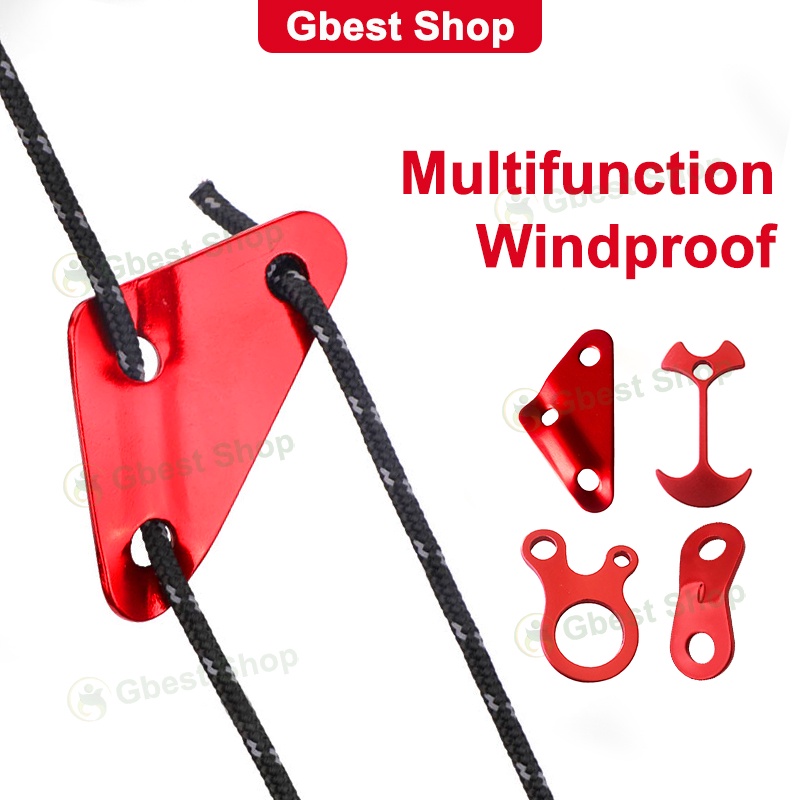 Canopy Camping tent Rope Buckle Aluminum Alloy Double Eye Snail ...