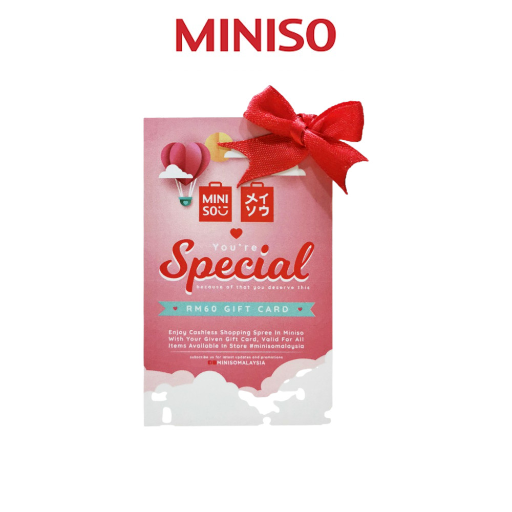 MINISO Special Gift Card | Shopee Malaysia