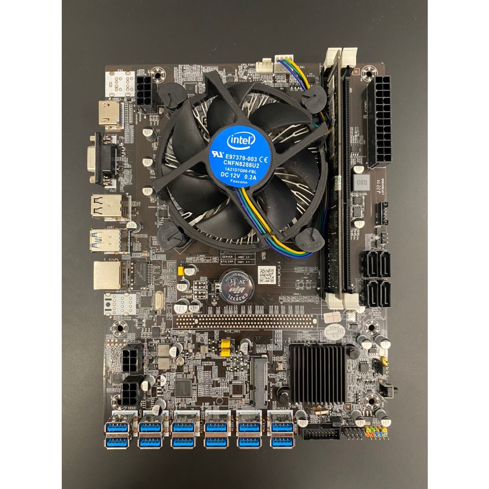Mining Motherboard 12 GPU USB SET | Shopee Malaysia