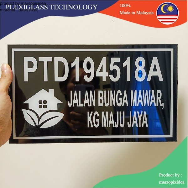 Home Signboard | Nombor Rumah | Alamat Rumah | Home Signage | Papan ...