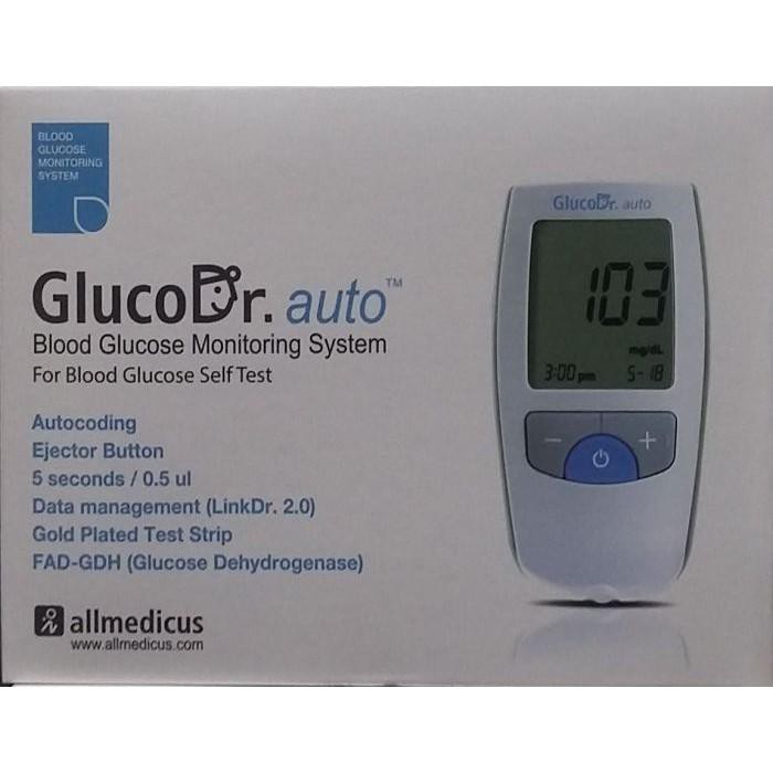 GLUCO DR. AUTO BLOOD GLUCOSE MONITORING SYSTEM | Shopee Malaysia