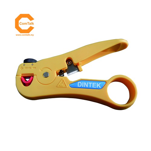 Dintek UTP/STP Cable Stripper Yellow (For Cat.5e/Cat.6/Cat.6A) | Shopee ...