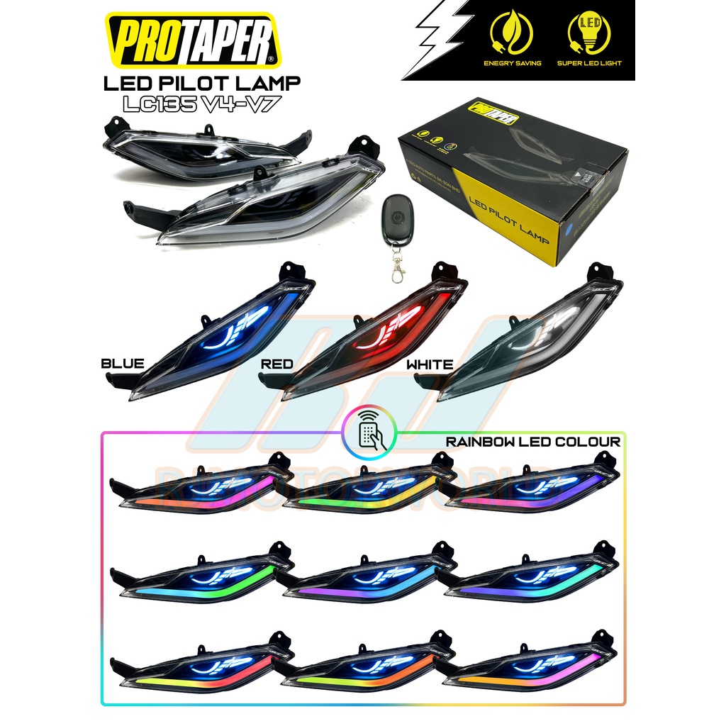 PROTAPER LC135 V4-V7 LED EAGLE EYE RAINBOW SIGNAL WITH REMOTE ( RGB ...