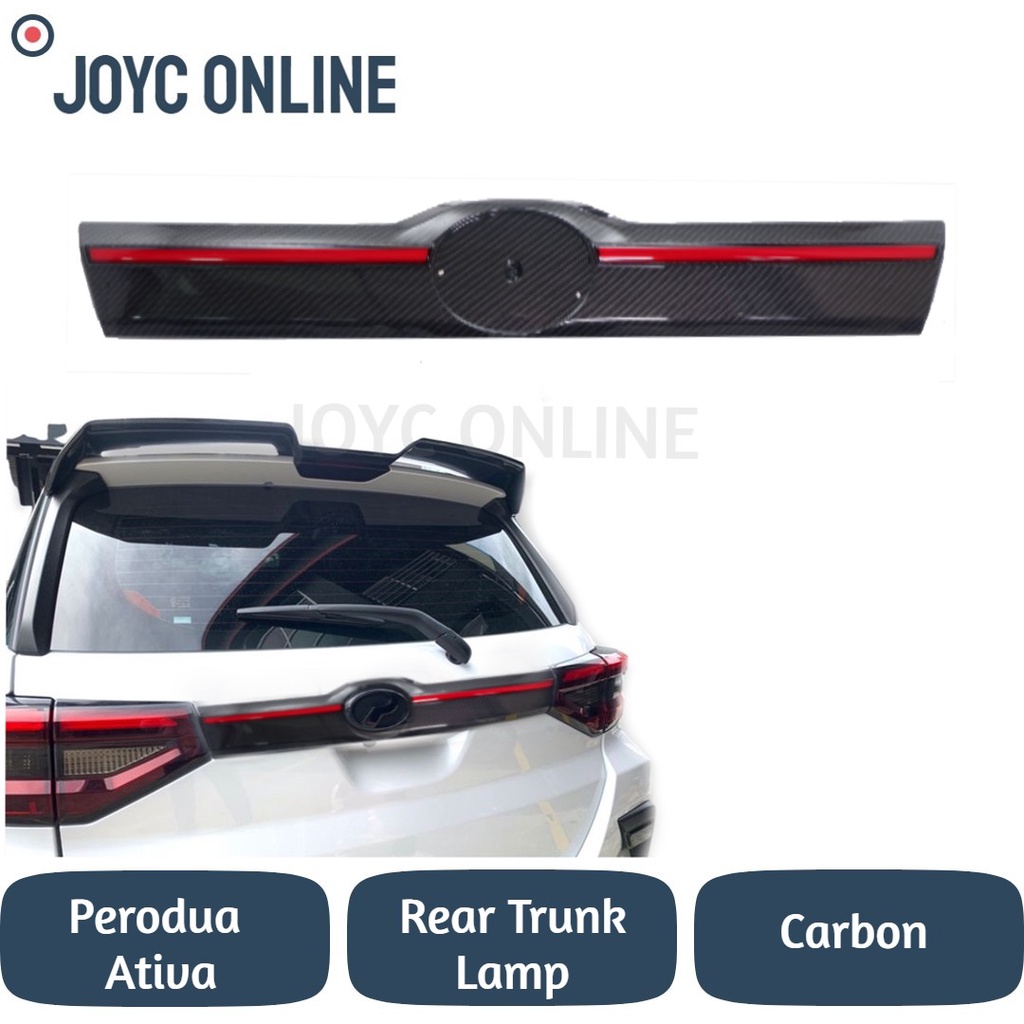 PERODUA ATIVA Rear Trunk Rear Bonnet Garnish Running Light Welcome Mode ...