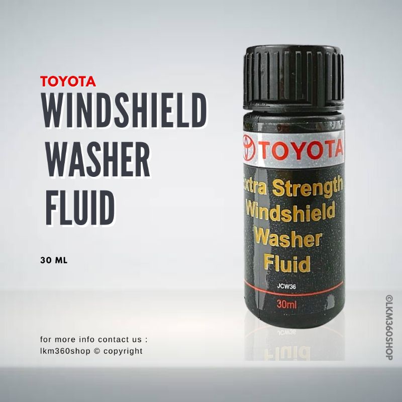TOYOTA Windshield Washer Fluid Capacity: 30ml Part Number: 08808003L ...